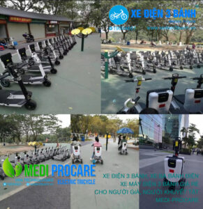 Xe điện 3 bánh, xe ba bánh điện mini, gấp gọn, giá rẻ cho người già ...