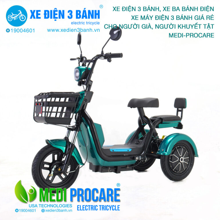 Xe điện 3 bánh, xe ba bánh điện mini, gấp gọn, 2 chỗ ngồi, giá rẻ cho ...