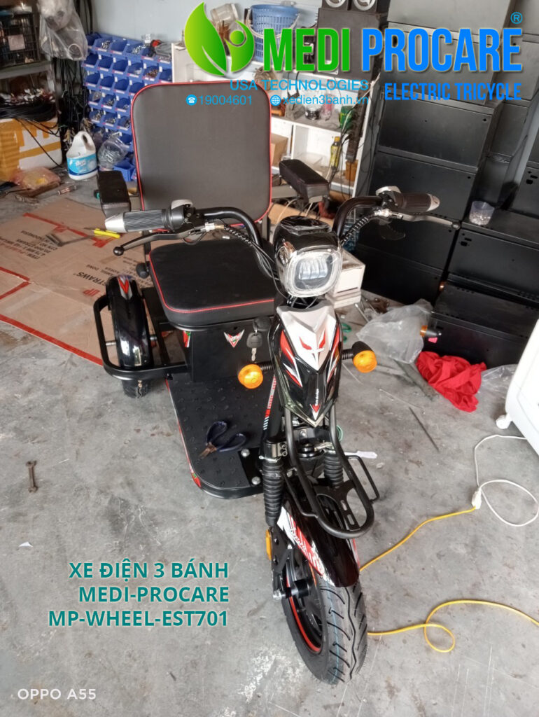 Xe điện 3 bánh, xe ba bánh điện, xe máy điện 3 bánh giá rẻ cho người ...