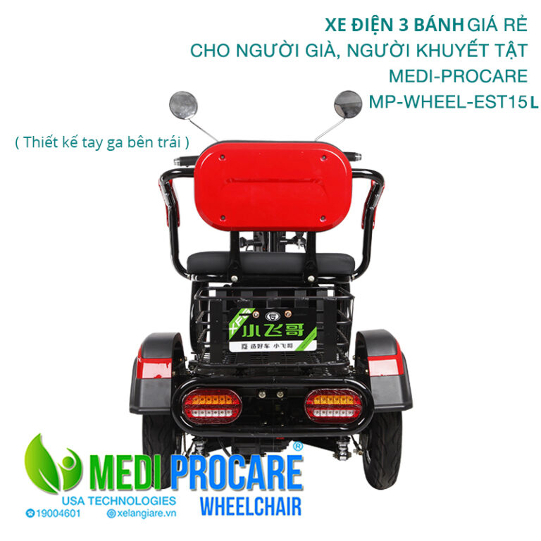 Xe điện 3 bánh, xe ba bánh điện, xe máy điện 3 bánh, thiết kế tay ga ...