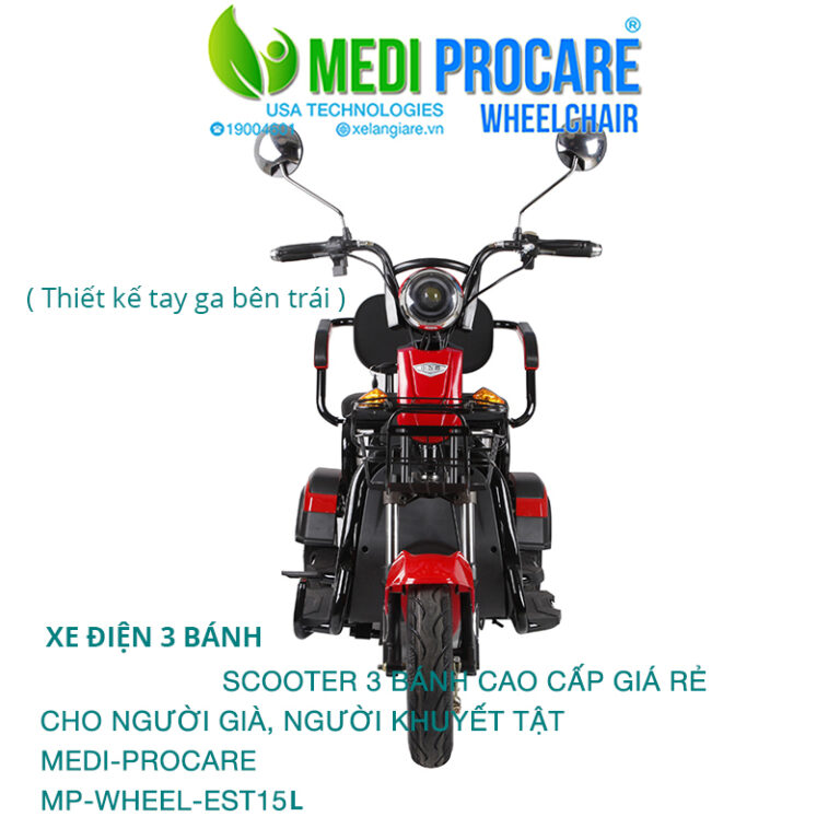 Xe điện 3 bánh, xe ba bánh điện, xe máy điện 3 bánh, thiết kế tay ga ...