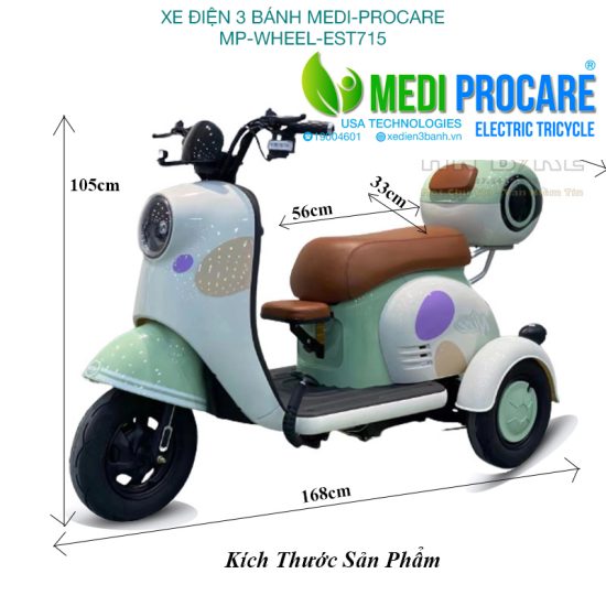 Xe điện 3 bánh, xe ba bánh điện, xe máy điện 3 bánh 3 chỗ ngồi giá rẻ ...