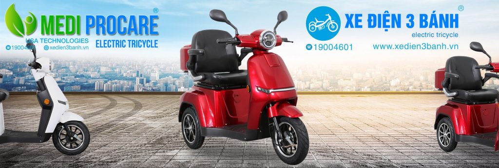 MEDI-PROCARE - Thương hiệu xe điện ba bánh, xe 3 bánh chạy điện hàng ...